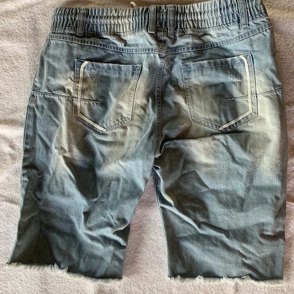 Parish Nation | Shorts | Mens Parish Nation Lt Jean Short With Rips ...